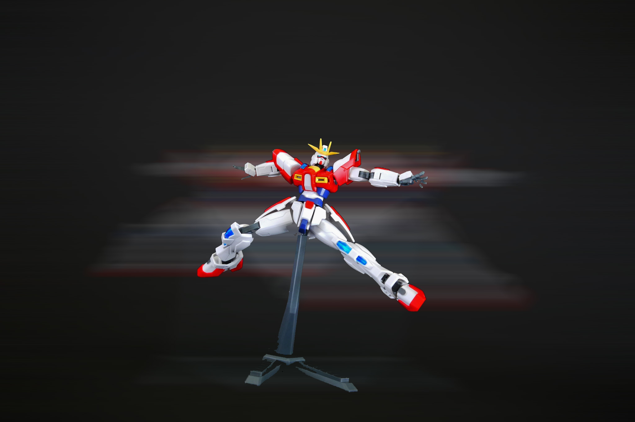 HG Build Burning Gundam – Supar Robo
