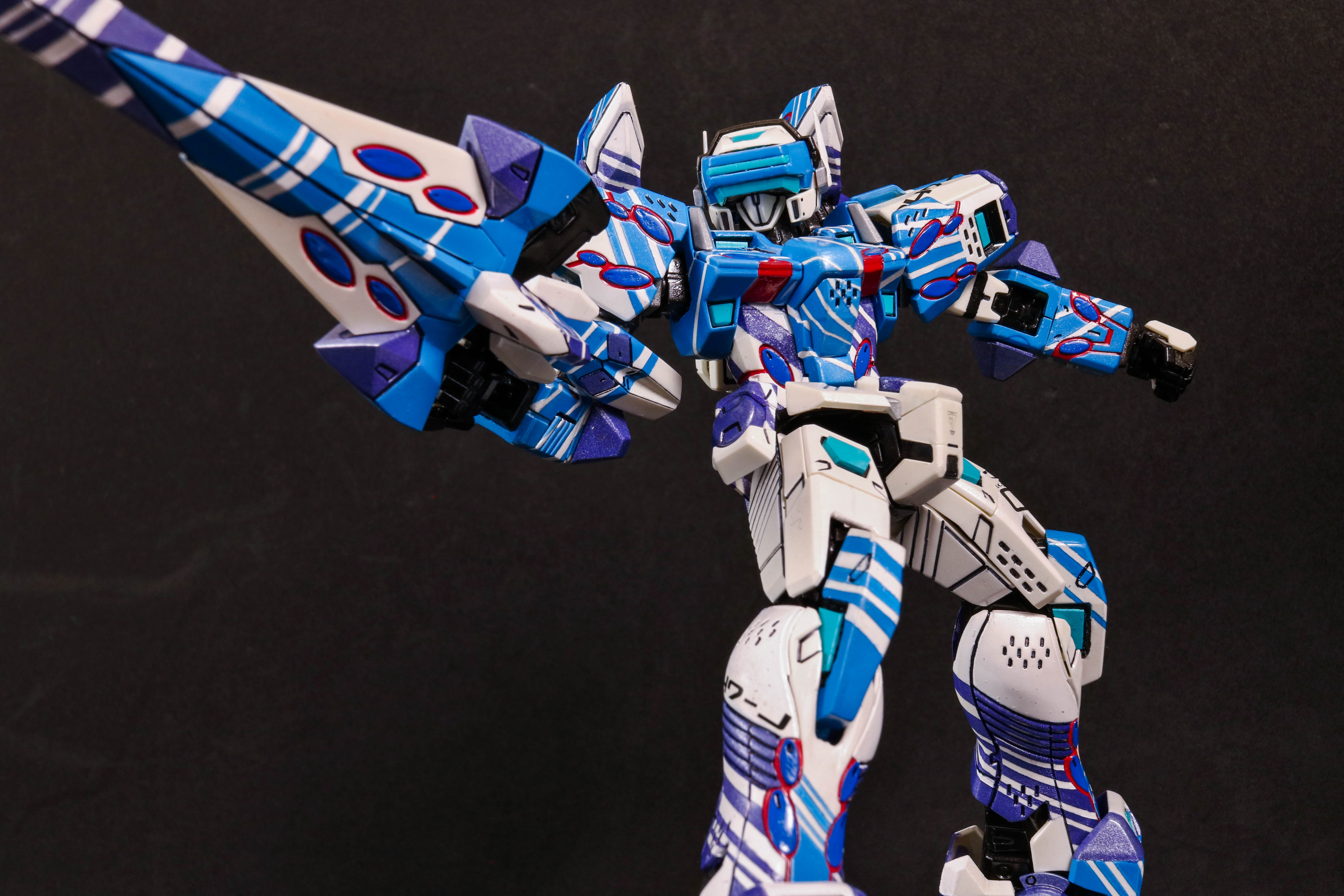 Hasegawa 1/100 Temjin 747J (A Certain Magical Virtual-On Custom ...