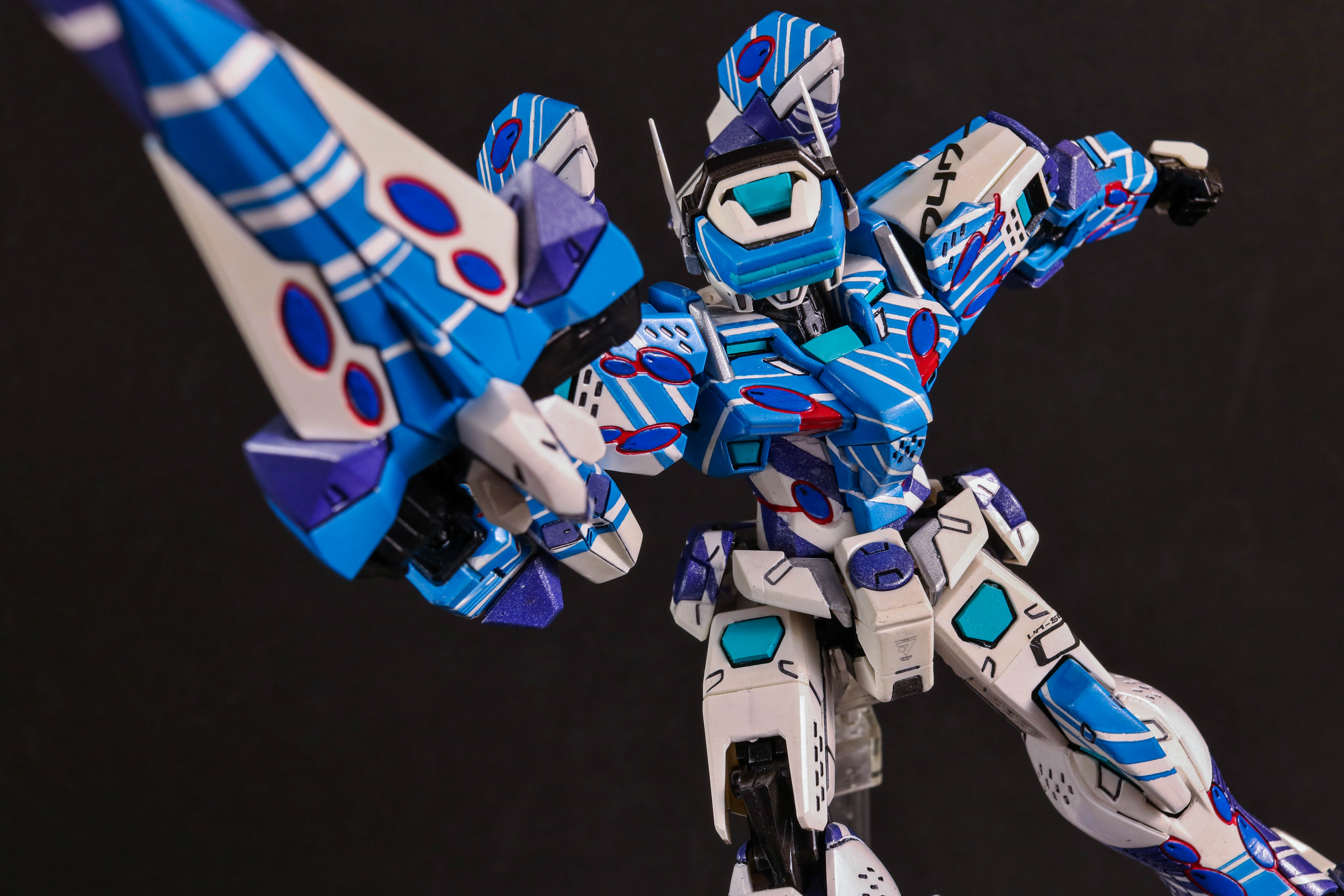 Hasegawa 1/100 Temjin 747J (A Certain Magical Virtual-On Custom ...