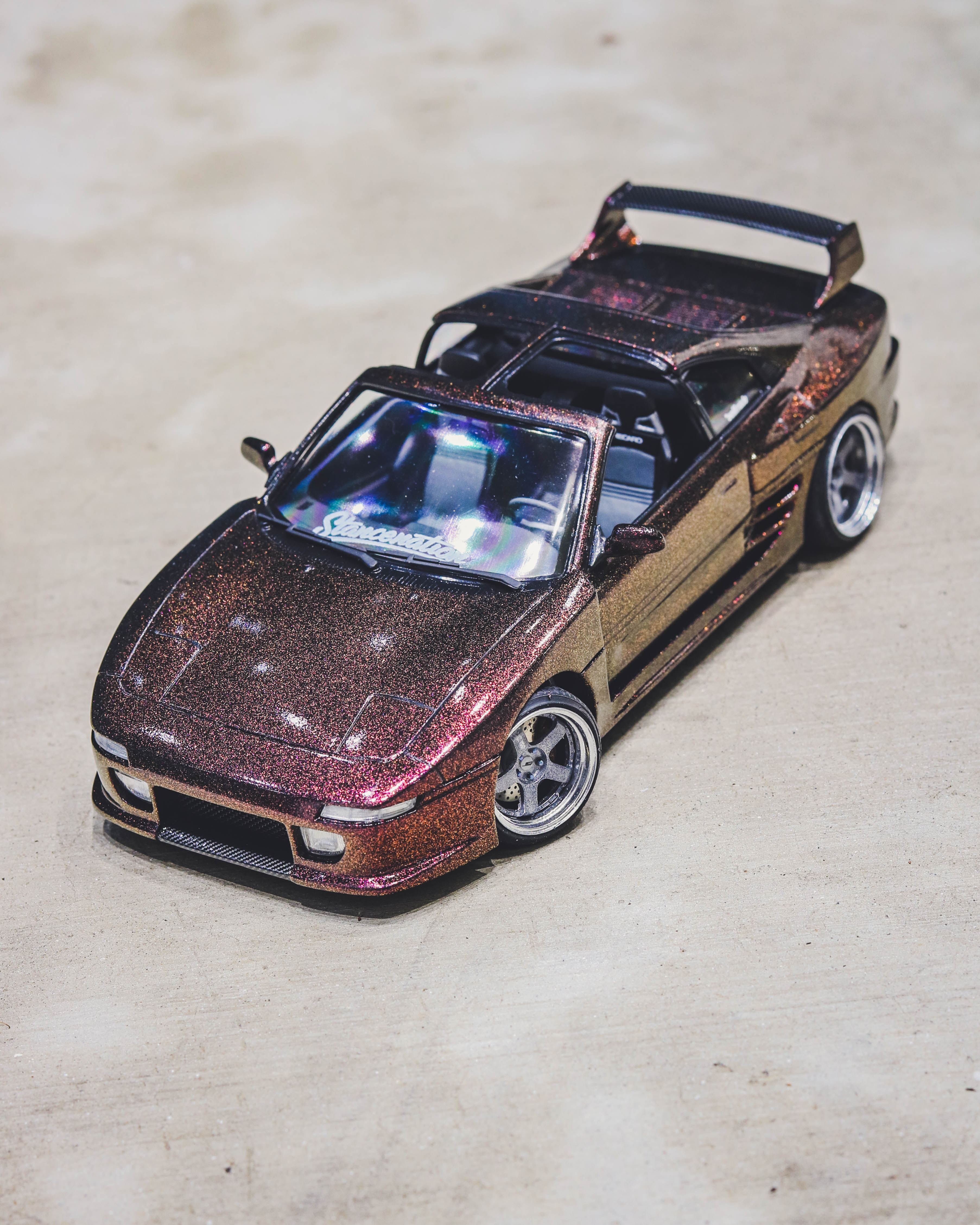 Fujimi Toyota MR2 [SW20] + C1 Models 2000GT Transkit – Supar Robo